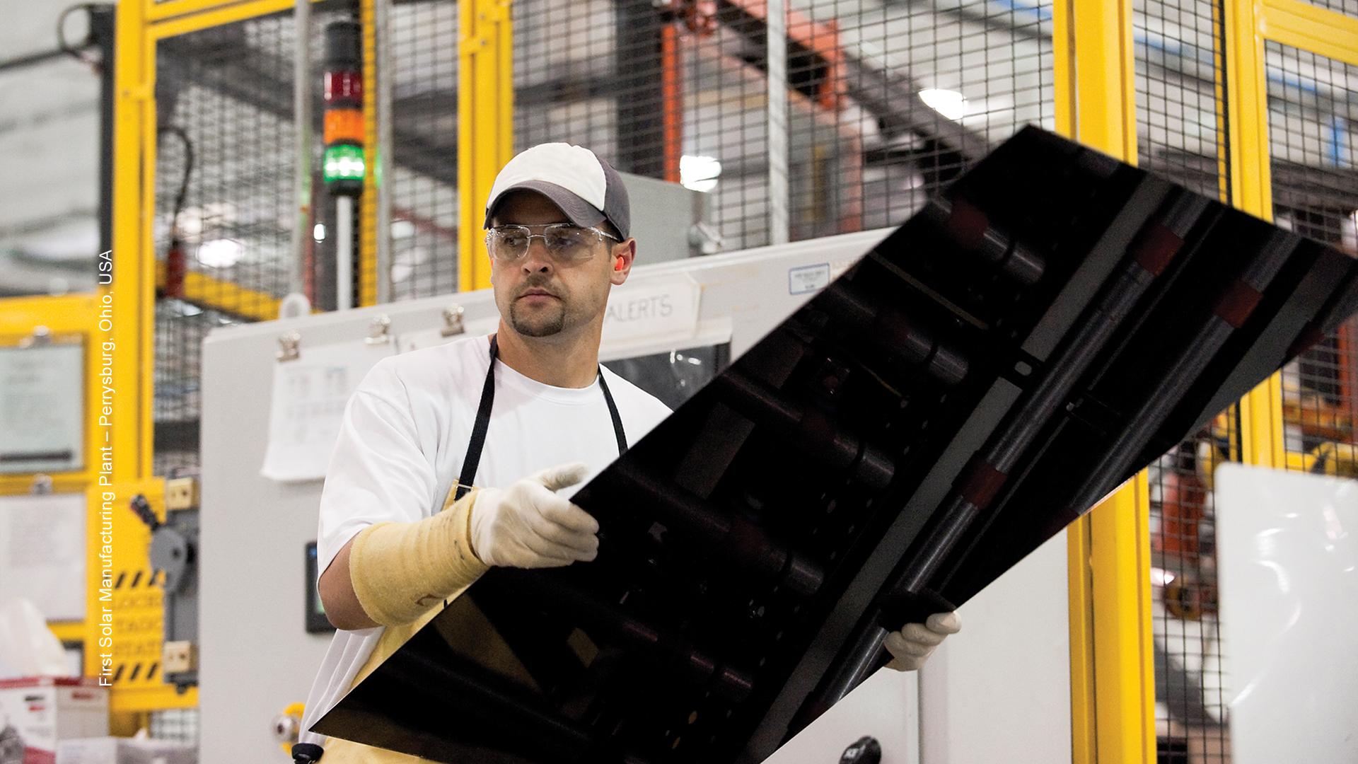 First Solar Manufacturing Solar Modules | Department of Energy