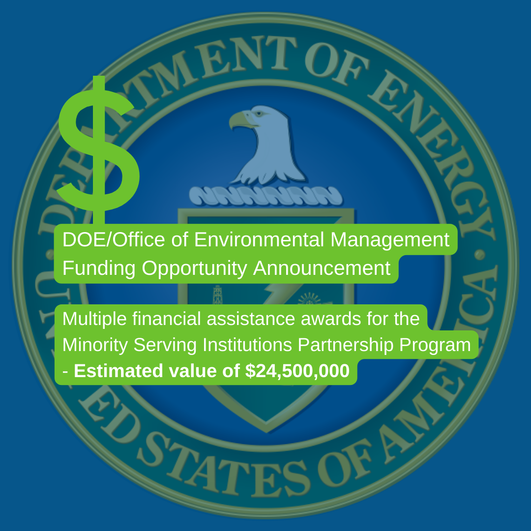 Minority Serving Institution Funding Awards to Foster DOE Office of ...