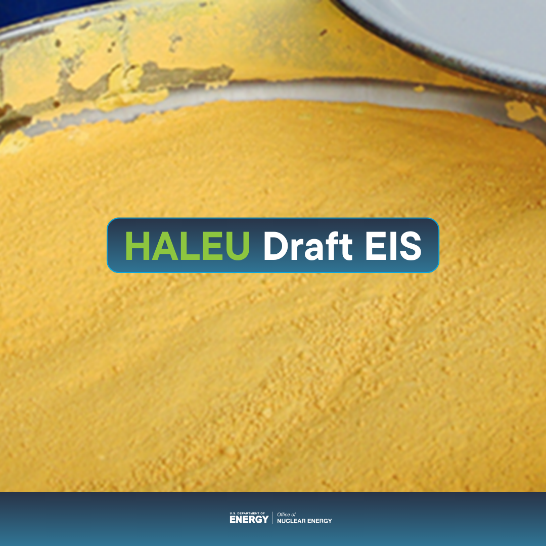 HALEU Environmental Impact Statement | Department of Energy