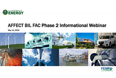 AFFECT BIL FAC Phase 2 Informational Webinar | Department of Energy