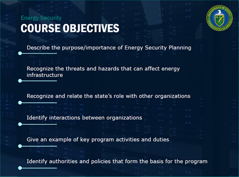 DOE CESER Launches Energy Security Module 1 in SLTT Training Hub ...