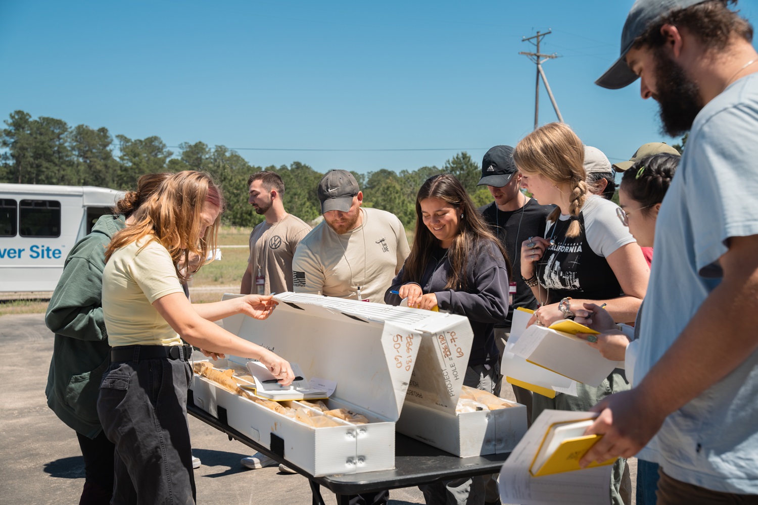 Geoscience Students Tour Geological Core Repository at Savannah River ...