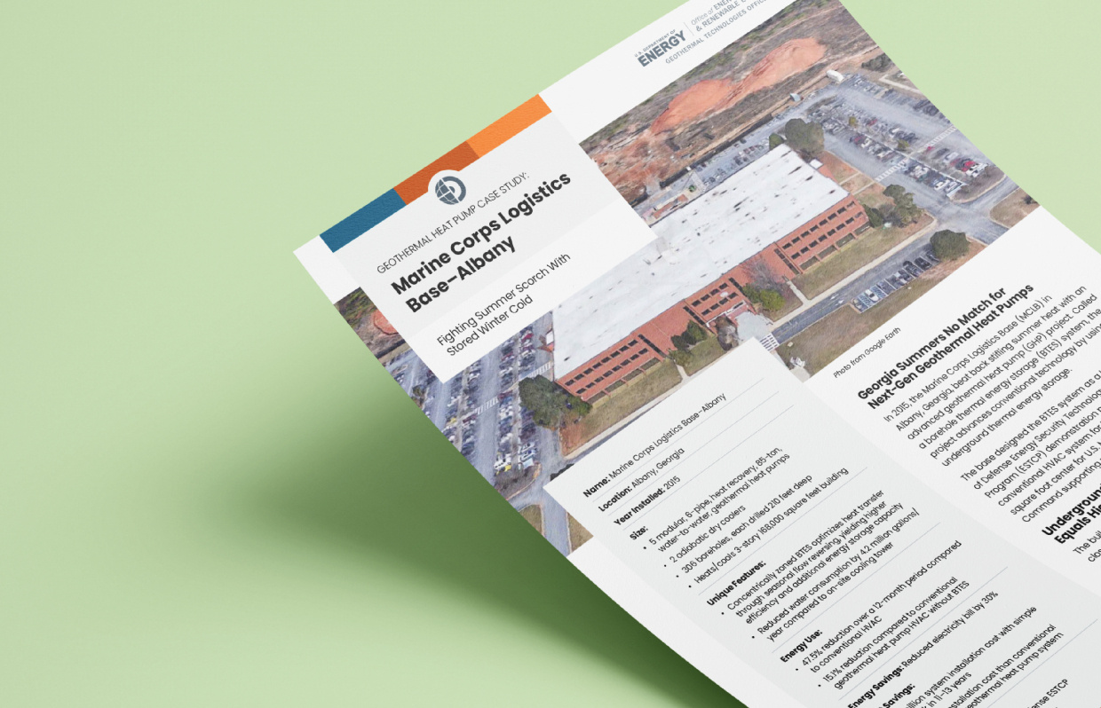 Geothermal Heat Pump Case Study: Marine Corps Logistics Base–Albany ...