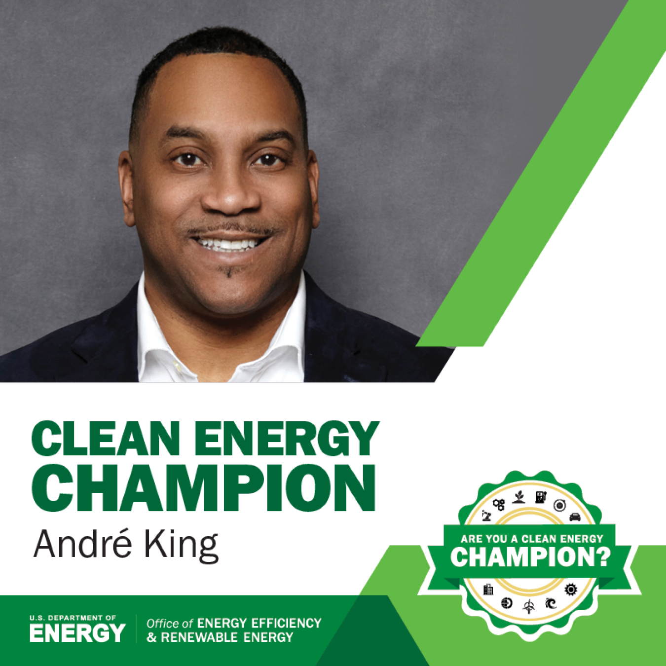 Meet Clean Energy Champion Andre King | Department of Energy