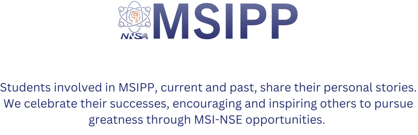 NNSA Minority Serving Institution Partnership Program (MSIPP ...
