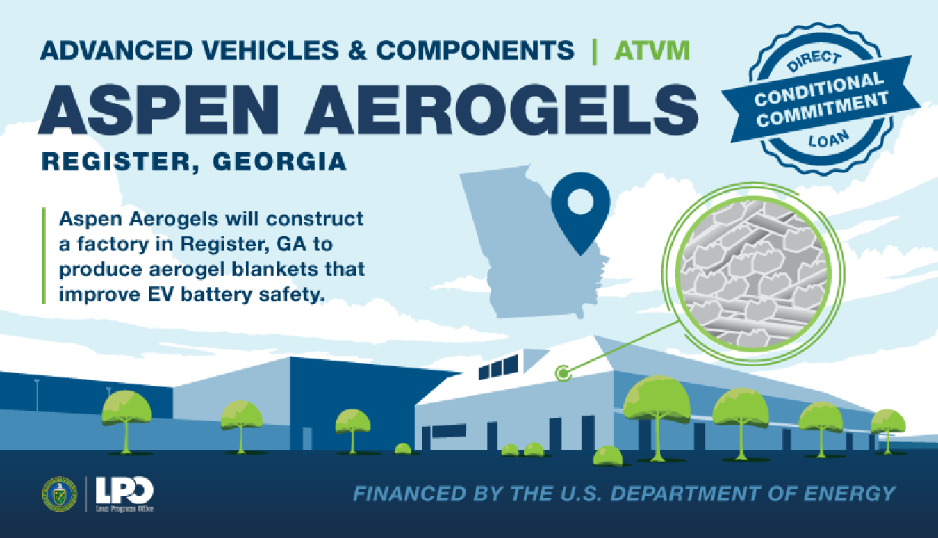 LPO Announces Conditional Commitment to Aspen Aerogels to Produce ...