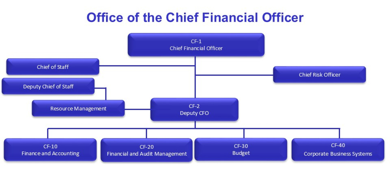Office of the Chief Financial Officer Organization Chart | Department ...